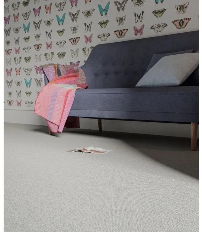 Edel vlněný koberec Lawrence 169 šíře 4m mouse šedý