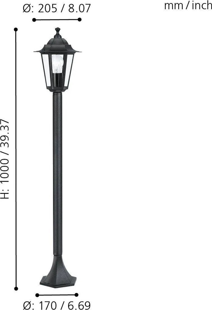 EG 22144 Svítidlo venkovní stojací 22144 - EGLO