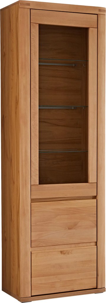 XXXLutz VITRÍNA, jádrový buk, jádrový buk, 66,4/203,6/37,7 cm Voleo - Kredence a vitríny - 002412010830