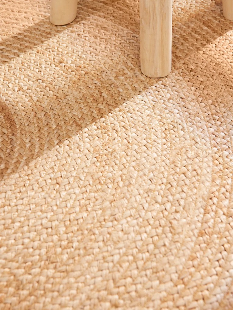 Hanse Home, AKCE: 100x100 (průměr) kruh Kusový koberec Looma 106225 Natur Ivory/Gold kruh, béžová, chodba / předsíň