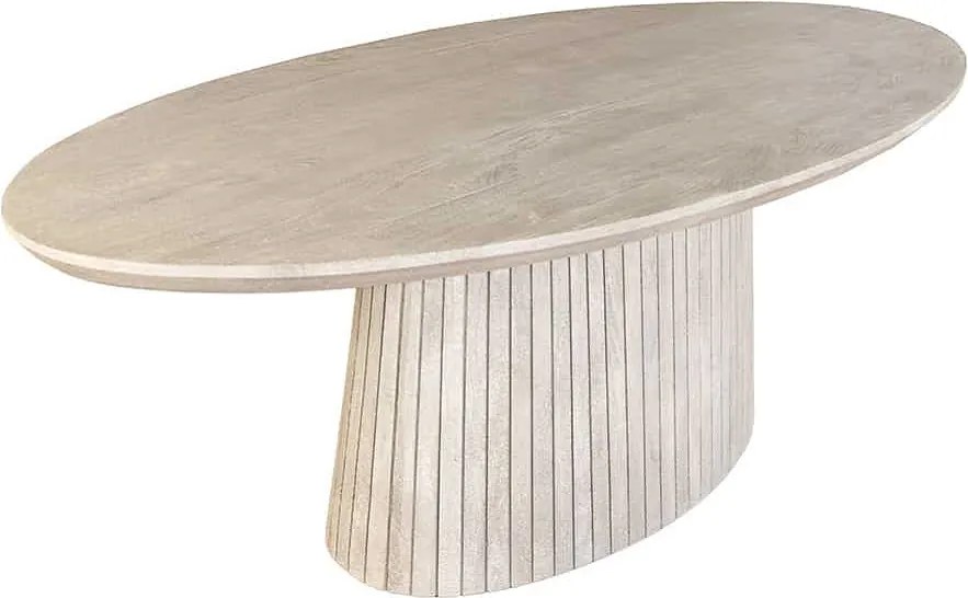Oválný jídelní stůl Movement 220 cm šedé mango