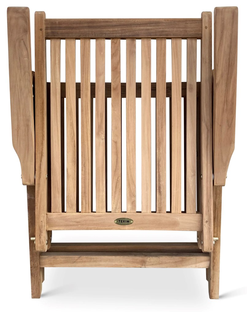 Dřevěná skládací a polohovací židle Edy