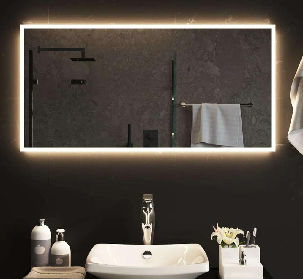 vidaXL Koupelnové zrcadlo s LED osvětlením 50x100 cm [3154086]