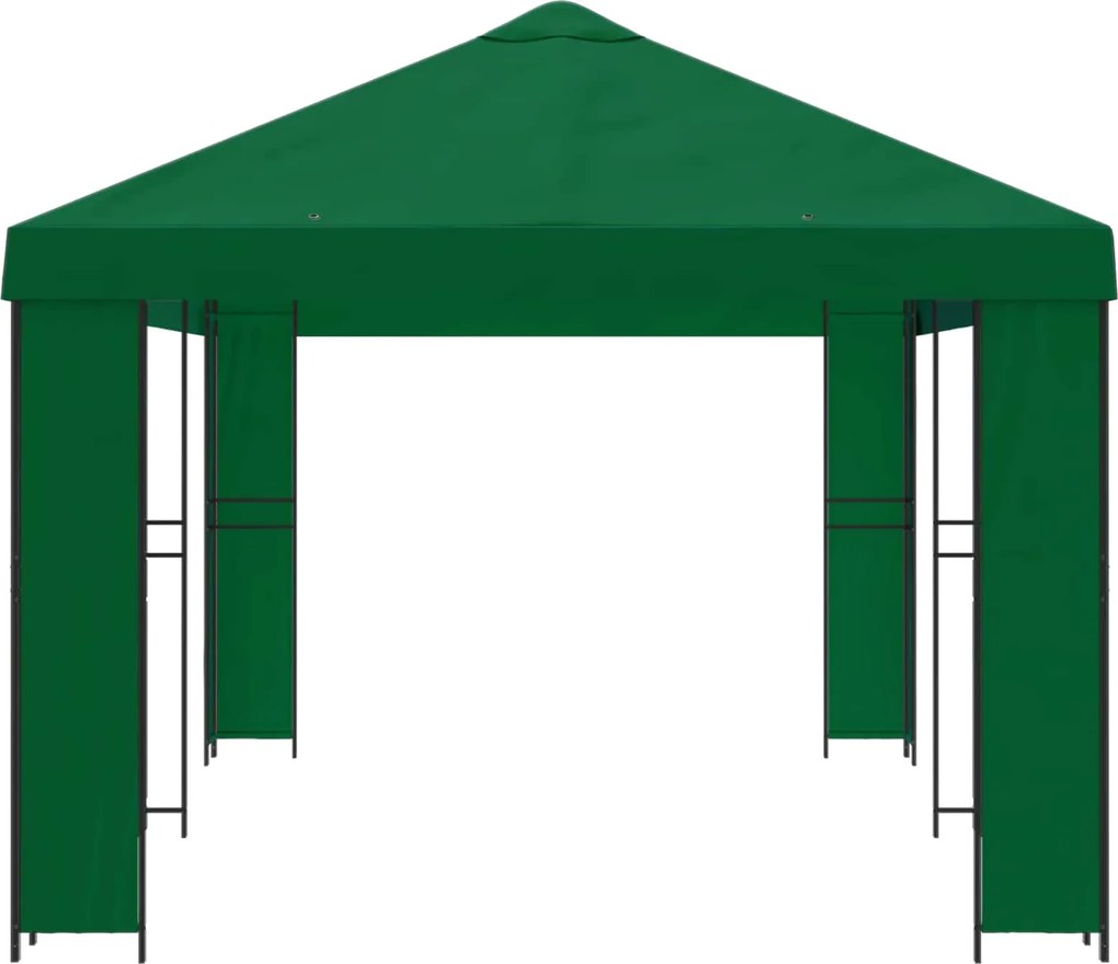Zahradní altán 6 x 3 m Zelená Polyester a ocel 190 gsm 3376011