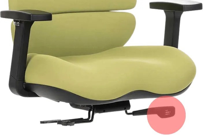 MERCURY Ergonomická kancelářská židle WORKEASE - zelená látka