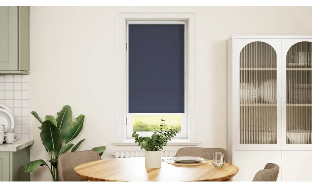 Zatemňovací roleta 64,4 x 120 cm, šířka látky 60 cm, námořnická / modrá 240745