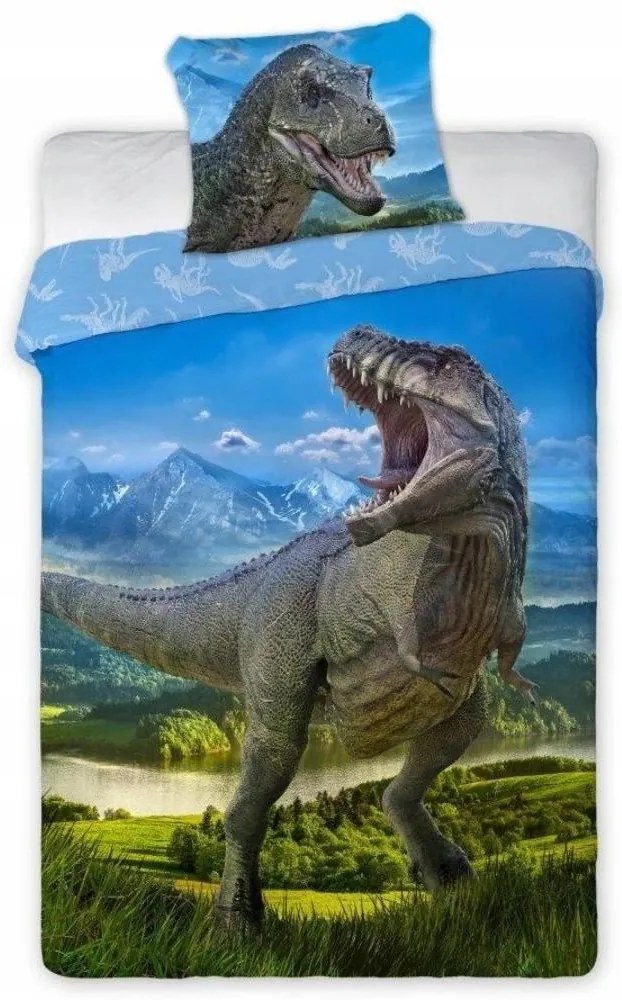 Povlečení T-Rex 140 x 200 + 70 x 90 cm FARO