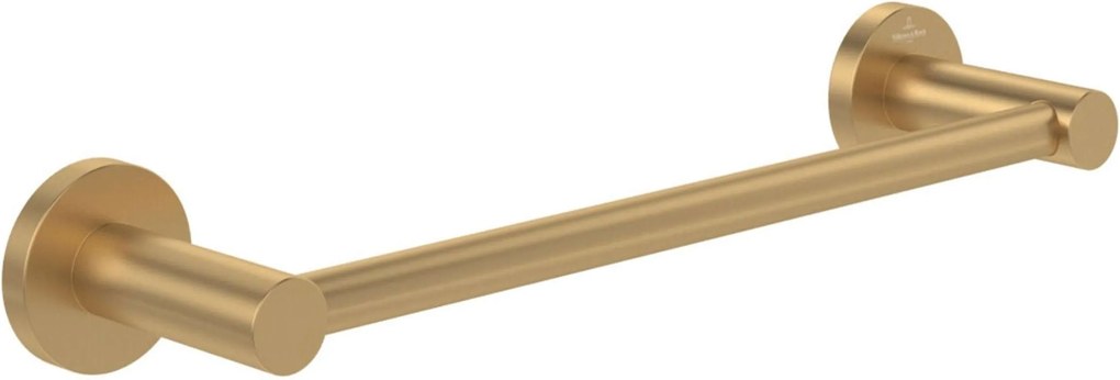 Villeroy & Boch Elements Tender - Držák ručníků, délka 35 cm, kartáčované zlato TVA15102100076