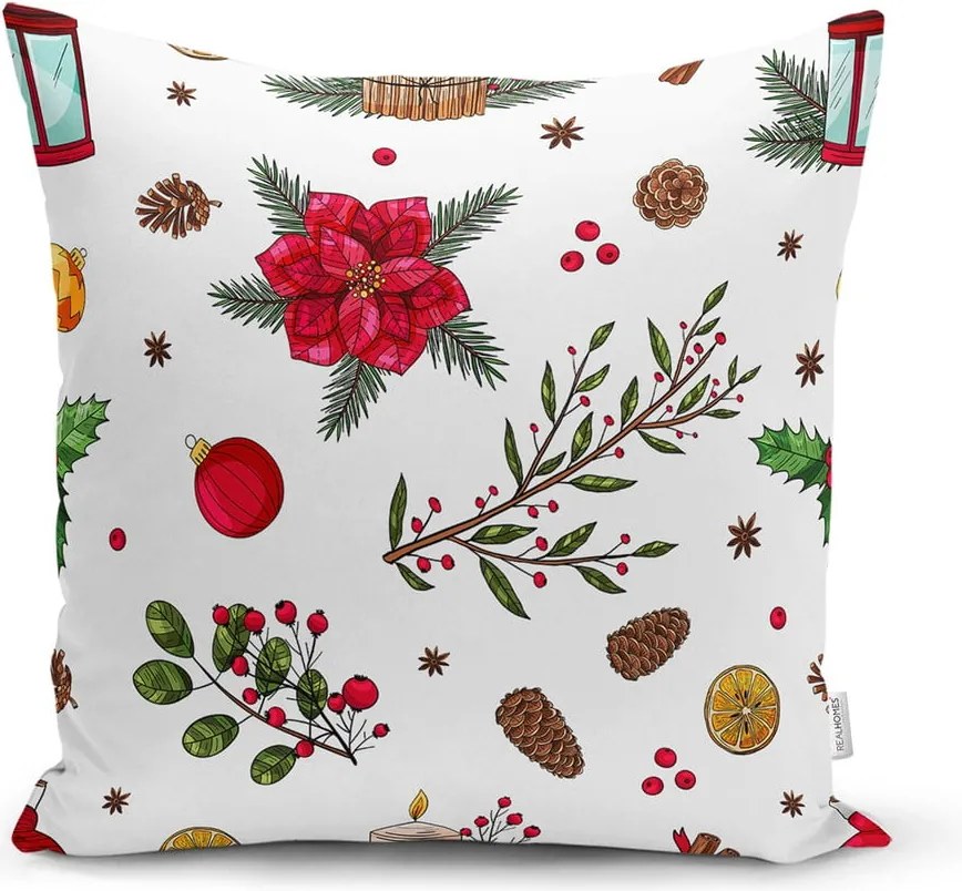 Povlak na polštář s vánočním motivem 43x43 cm Merry Christmas – Mila Home