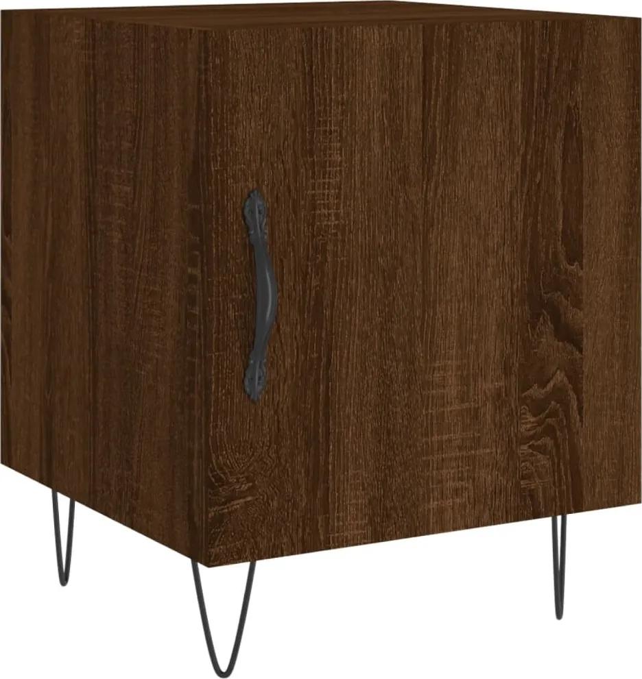 vidaXL Noční stolek 40 x 40 x 50 cm kompozitní dřevo [827562] Barva: Černá