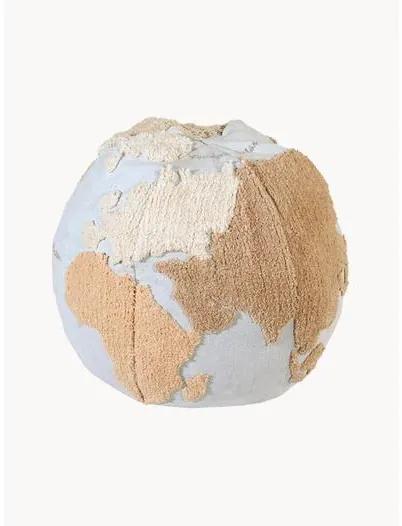 Ručně vyrobený dětský puf World Map