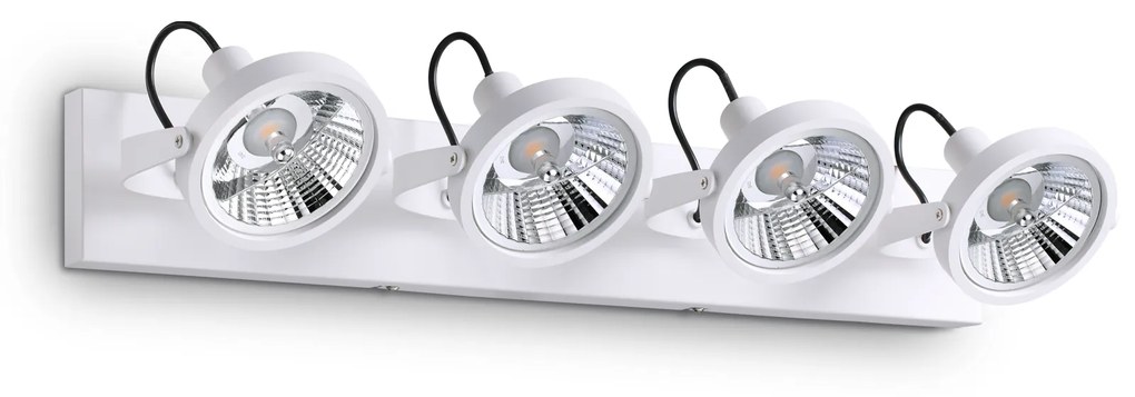 Stropní svítidlo Ideal lux 200217 Glimt PL4 BIANCO 4xGU10 50W bílá Stropní bodovky