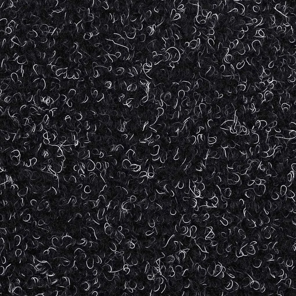 Schodové rohože samolepicí 30 ks 65 x 21 x 4 cm černé, půlkulaté, velké 3365657