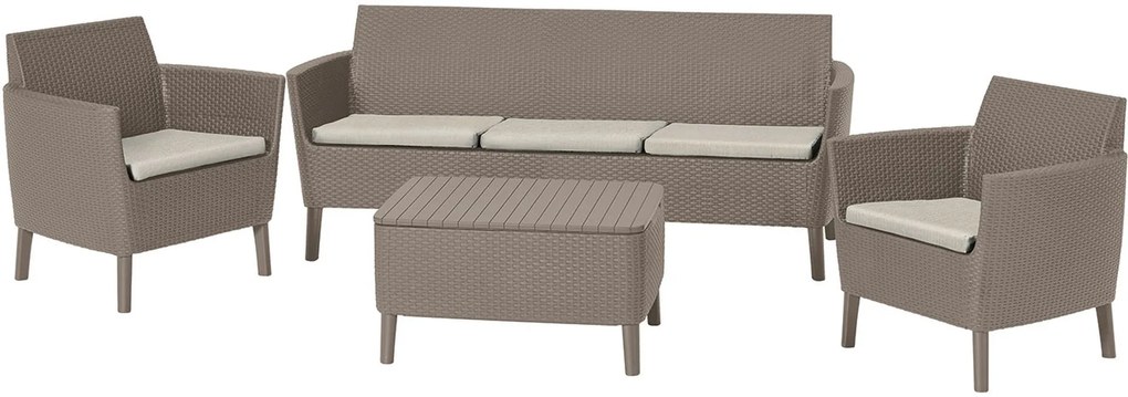 KETER SALEMO 3 SEATER Set zahradní, cappuccino/béžová 17205990