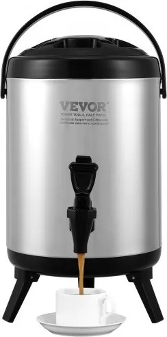 Nerezový izolovaný dávkovač nápojů, 5,7 l 6 litrů