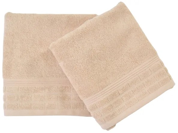 Praktik Ručník a osuška RINGO 450 g/m2  Ručník RINGO 50x100 cm béžový