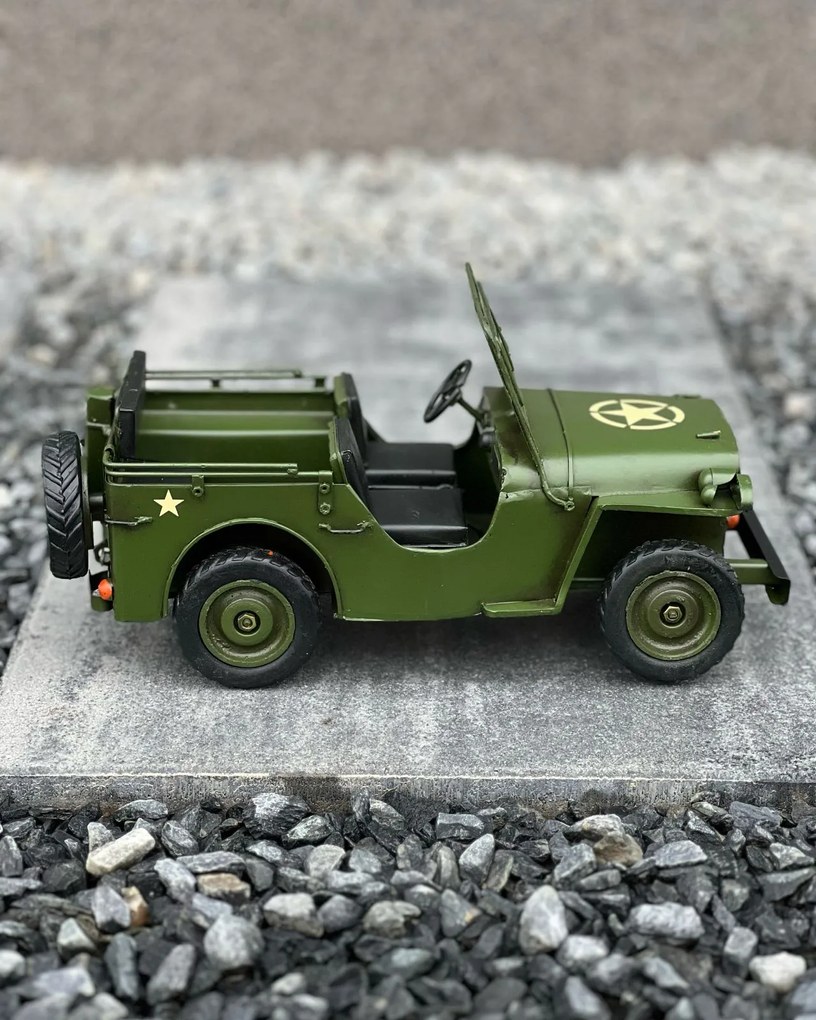 Plechový model - MB Armádní Jeep 2