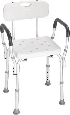 sprchové křeslo, sedátko do sprchy s opěradlem – 402B