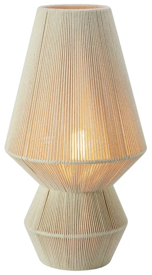Stolní lampa v přírodní barvě s textilním stínidlem (výška 54 cm) Razzo – Markslöjd