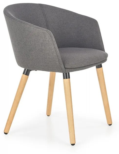 Designová židle Darja tmavě šedá