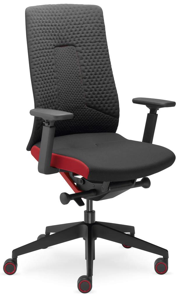 LD SEATING - Kancelářská židle FOLLOWME 452-SYQ s kontrastním sedákem