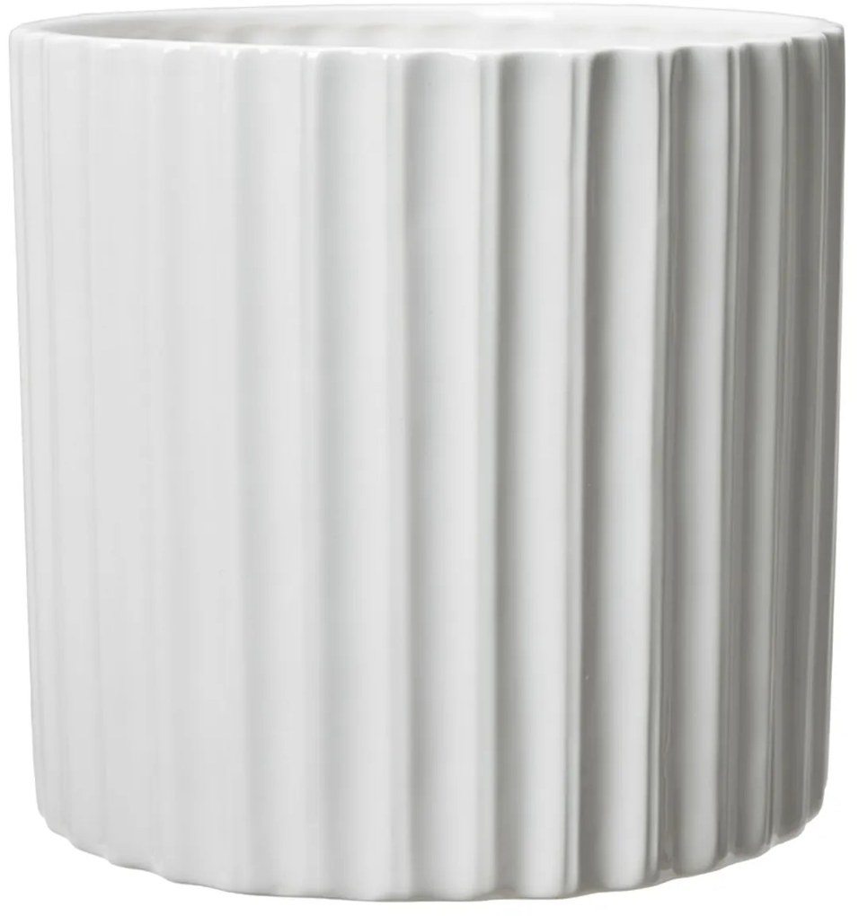 Květináč Simone White 21 cm Wikholm Form