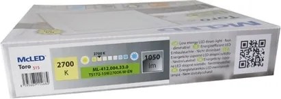 LED podhledové svítidlo McLED TORO S15 TS172-15W2700K-W-EN teplá bílá ML-412.004.33.0