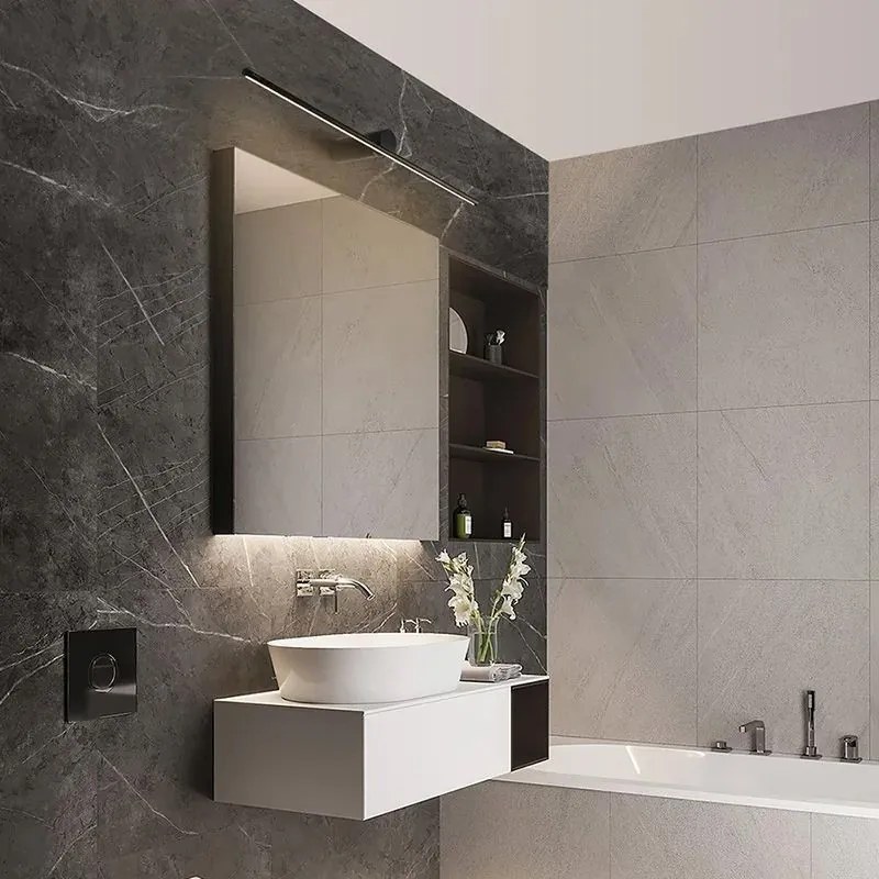 Koupelnové LED svítidlo APP1343-W 81,5 cm černé/neutrální bílá