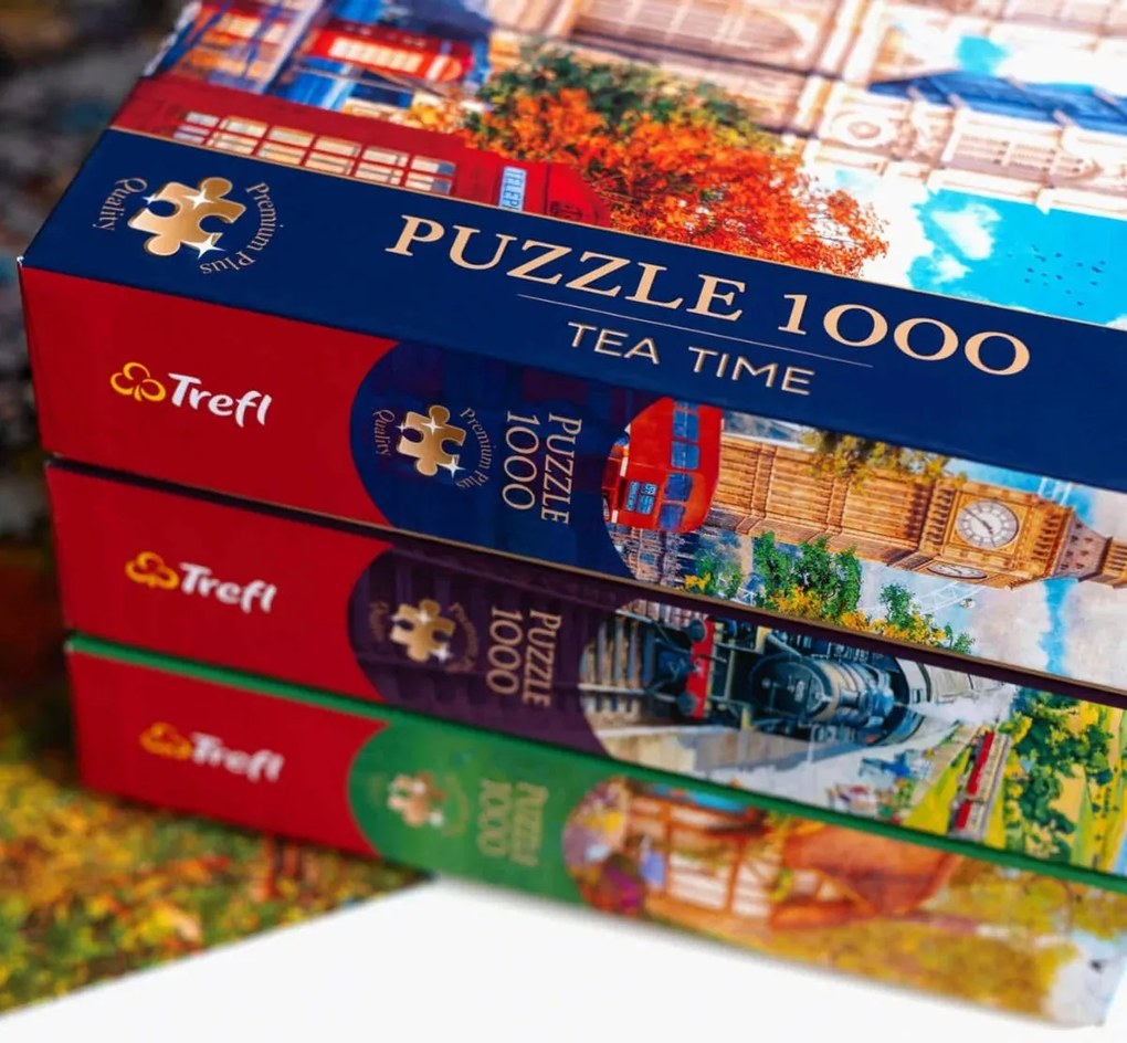 TREFL PUZZLE PREMIUM Čas na čaj Zahrada kolibříků 68x48cm 1000 dílků tr10806