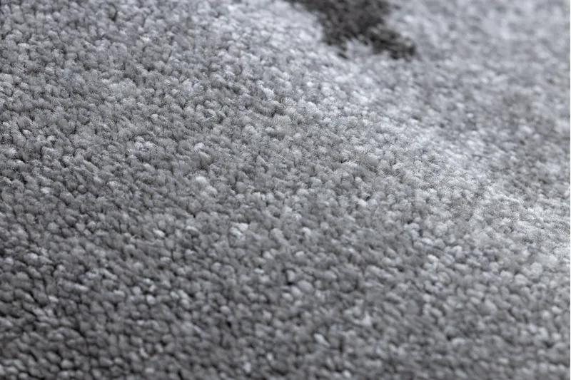 Dywany Łuszczów Dětský kusový koberec Petit Elephant stars grey kruh - 160x160 (průměr) kruh cm