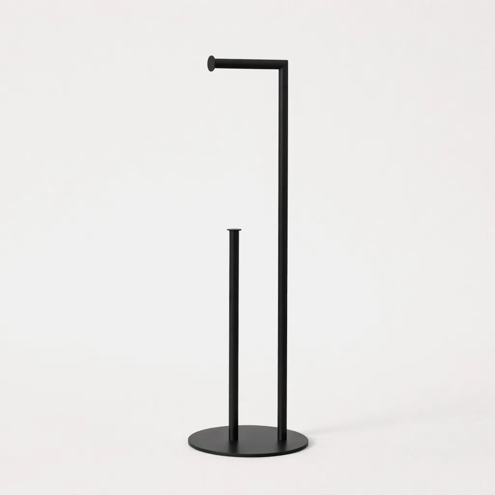 Stojan na toaletní papír PAPER STAND KS-46 černý 64 cm