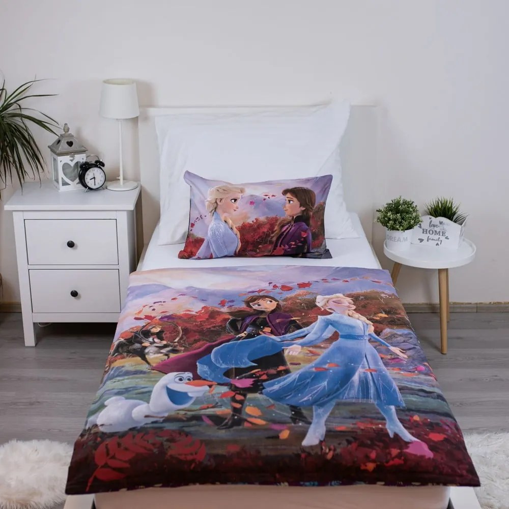 Bavlněné dětské povlečení do postýlky 100x135 cm Frozen "Wind" – Jerry Fabrics