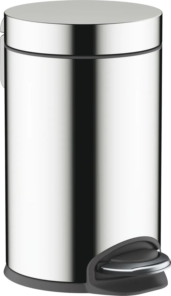 Hansgrohe AddStoris, odpadkový koš nášlapný, chromová, HAN-41775000