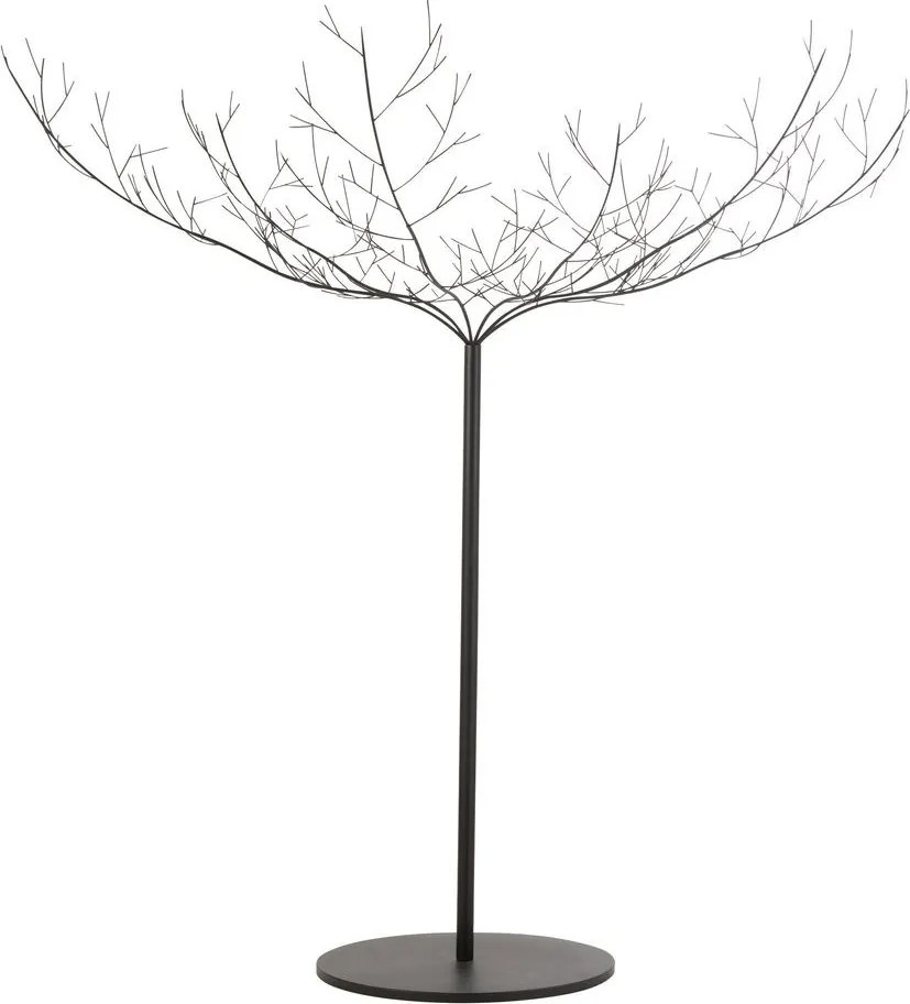 Černý veliký kovový dekorační strom Tree Black - 255*255*250 cm