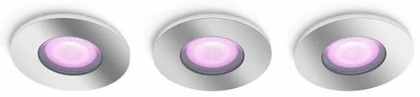 Philips-SADA 3xLED RGB Stmívatelné koupelnové svítidlo Hue 1xGU10/5,7W/230V IP44