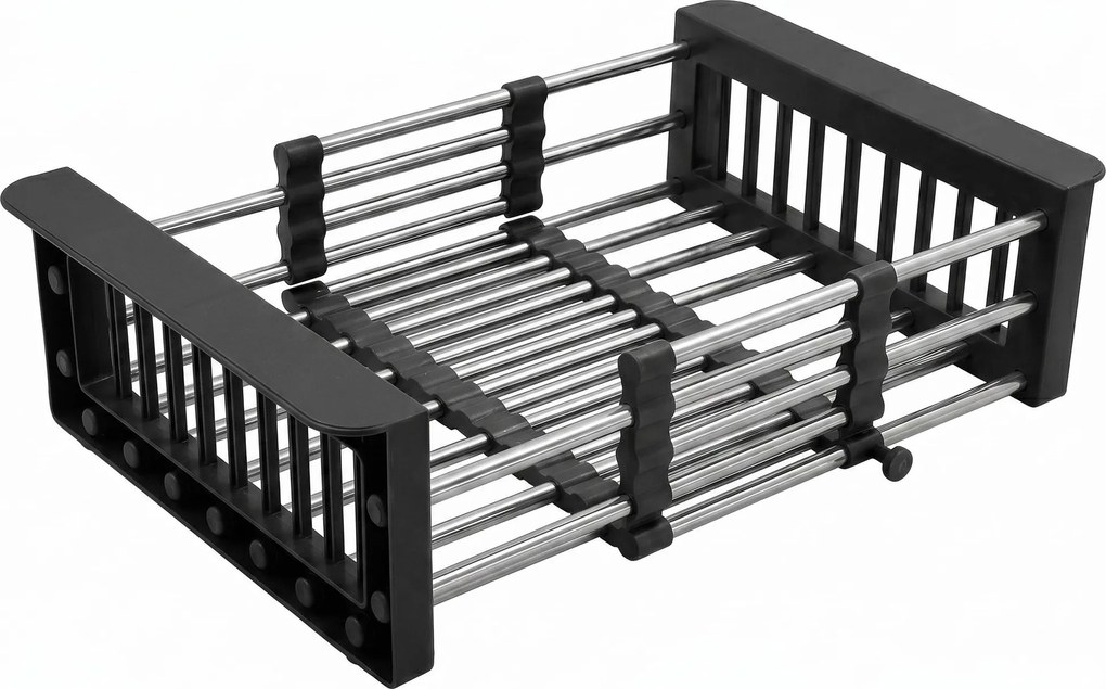 Teleskopický odkapávač na dřez REA P14487, černý