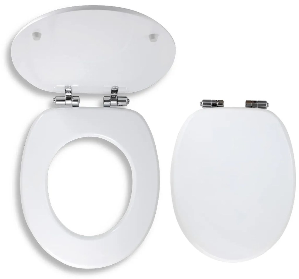 Wc prkénko Novaservis MDF bílá WC/SOFTMDF