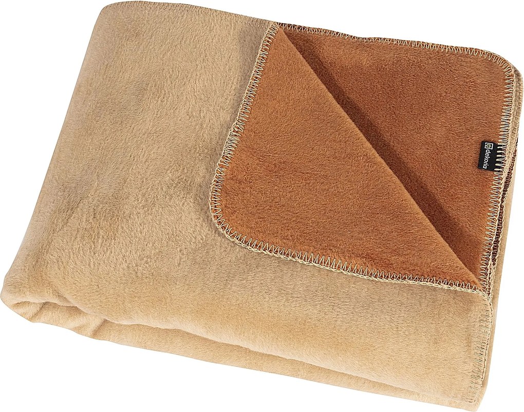 Deka Cotton Cloud 150x200cm Cognac&amp;Beige