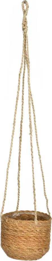 Závěsný květináč Woven Seagrass 16 cm Garden Trading
