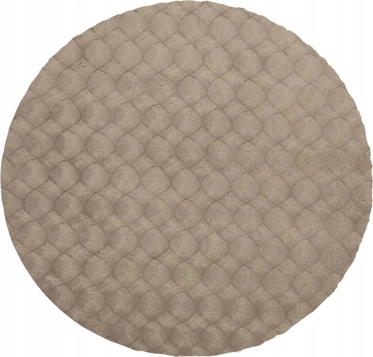 200x200 (průměr) kruh Kusový koberec Diamond Cut 800 Taupe kruh