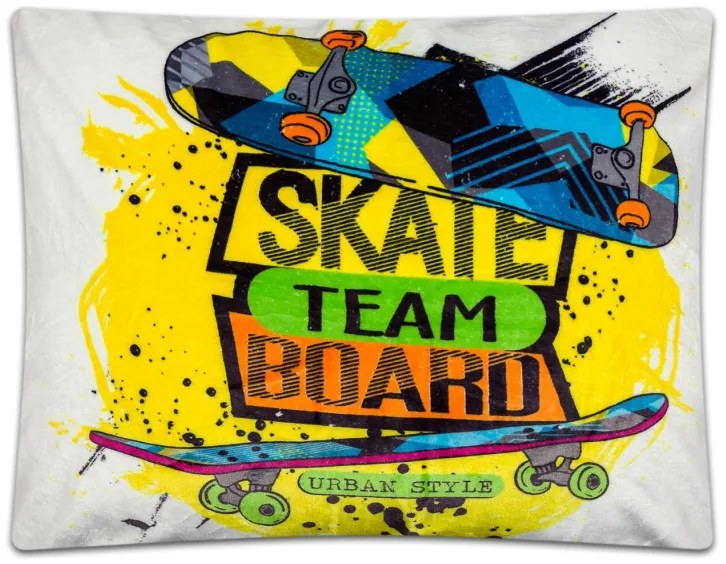 SVITAP sleep well Mikroflanelové povlečeníl Skate 140x200, 70x90 cm