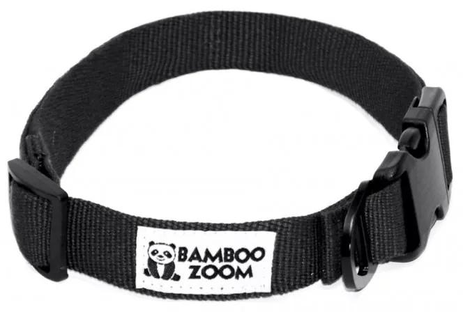 Bamboo Zoom Obojek pro psy černý S