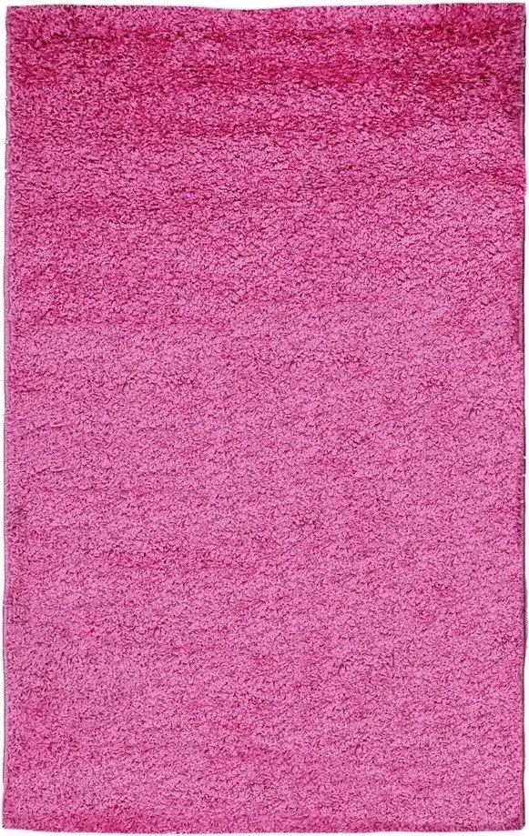 Mono Carpet, Kusový koberec Efor Shaggy 7182 Pink, 200x290, růžová, dětský pokoj