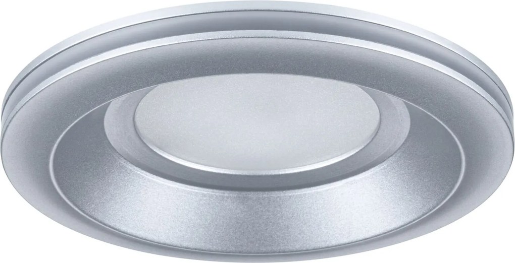 P 92249 LED vestavné svítidlo Sormus samostatné svítidlo IP65 kruhové 100mm 4,8W / 1,5W / 230V 3000K matný chrom - PAULMANN
