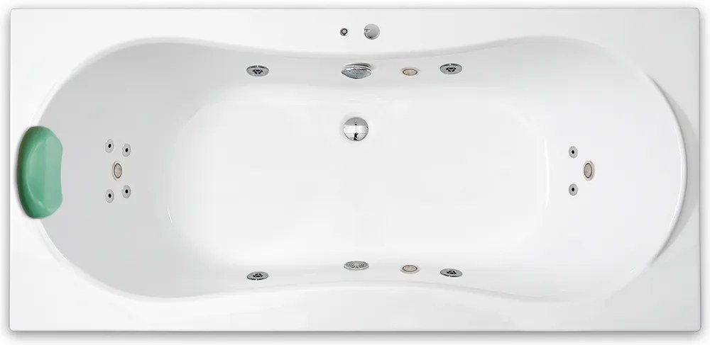 Arttec KRONA SURF CHROMO 180 x 80 cm PAN04392 hydromasážní vana