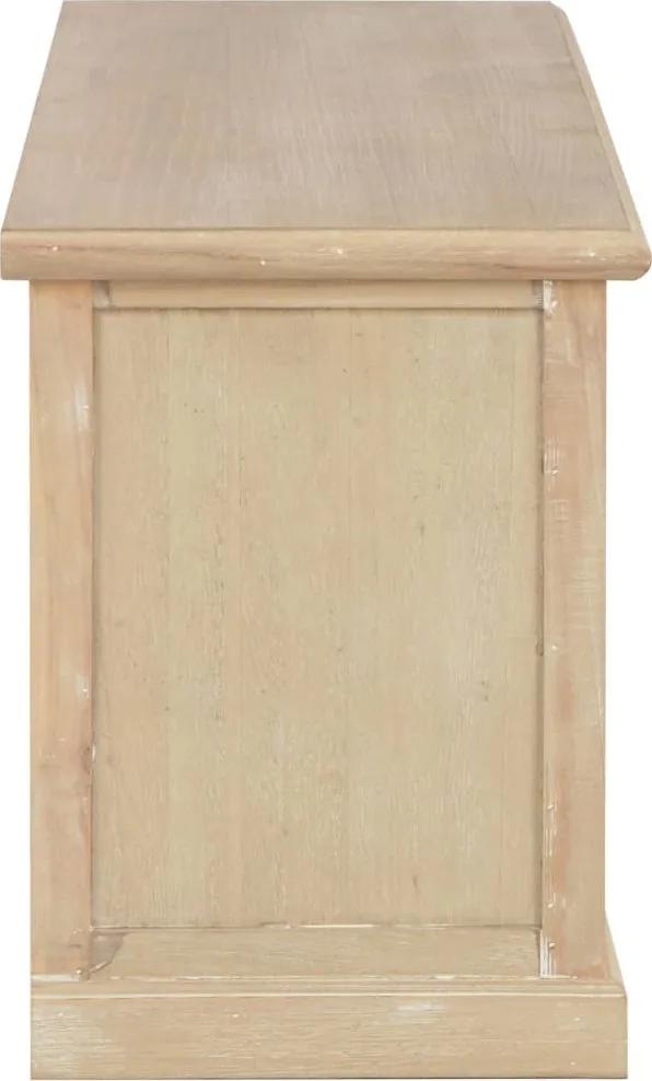 vidaXL TV stolek 90 x 30 x 40 cm dřevo [249882] Barva: Bílá