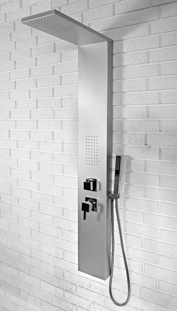 MAXMAX Sprchový panel RAFF stříbrný