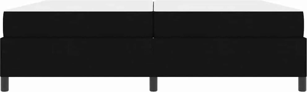 Postel s boxspringem Černá 200 x 200 cm textil 3398887