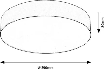 Rabalux 75066 - Ven. stropní svítidlo DOLEN 3xE27/9W/230V pr. 39 cm IP43 černá