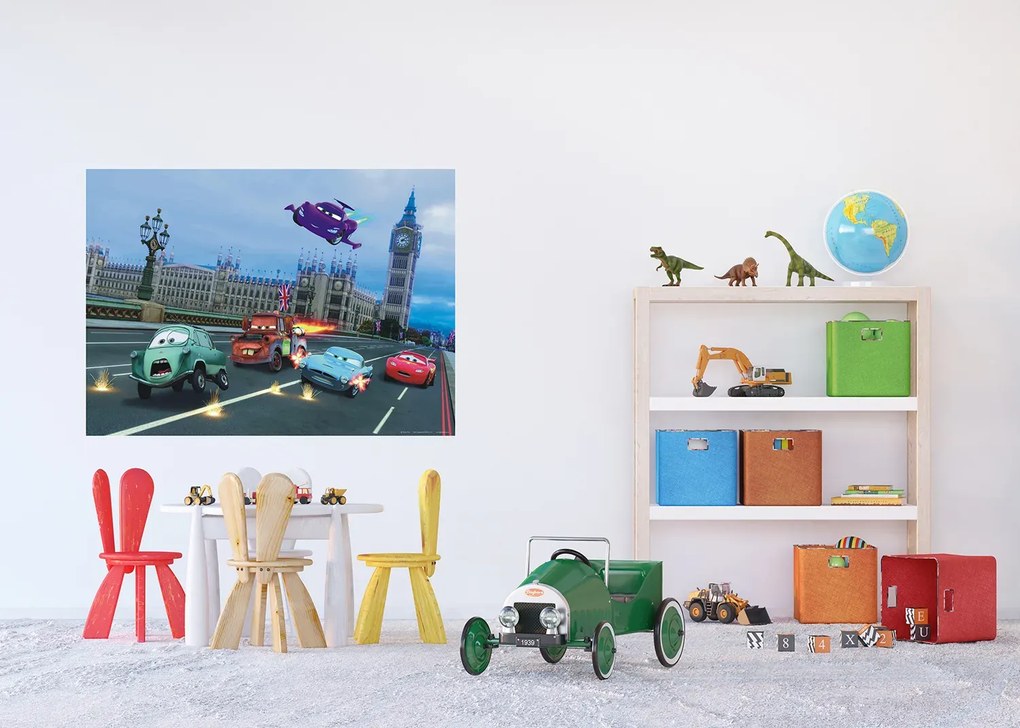 Dětská vliesová fototapeta na zed' Auta Londýn, Disney | 155 x 110 cm | DFTDNM 5202